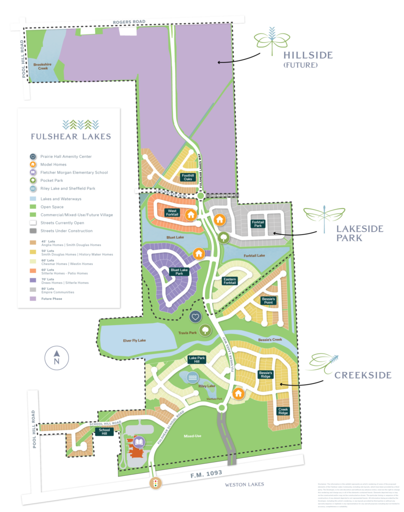 Planned Community Site Plan In Fulshear - New Home Community Site Plan ...